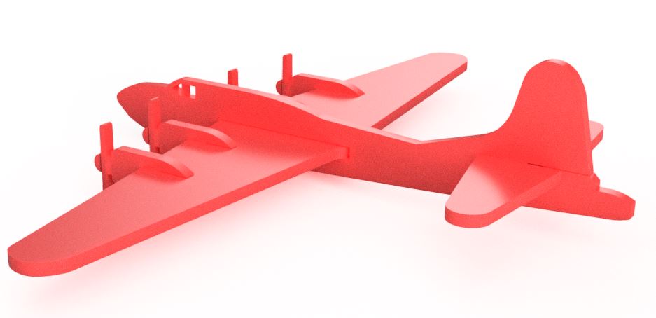 B17 kit card Famous Planes by Zenlayne | Download free STL model ...