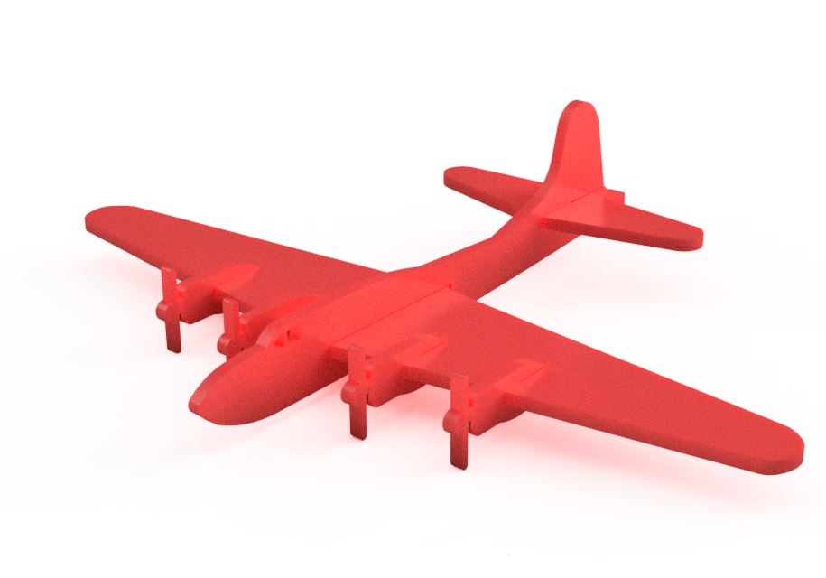 B17 kit card Famous Planes by Zenlayne | Download free STL model ...