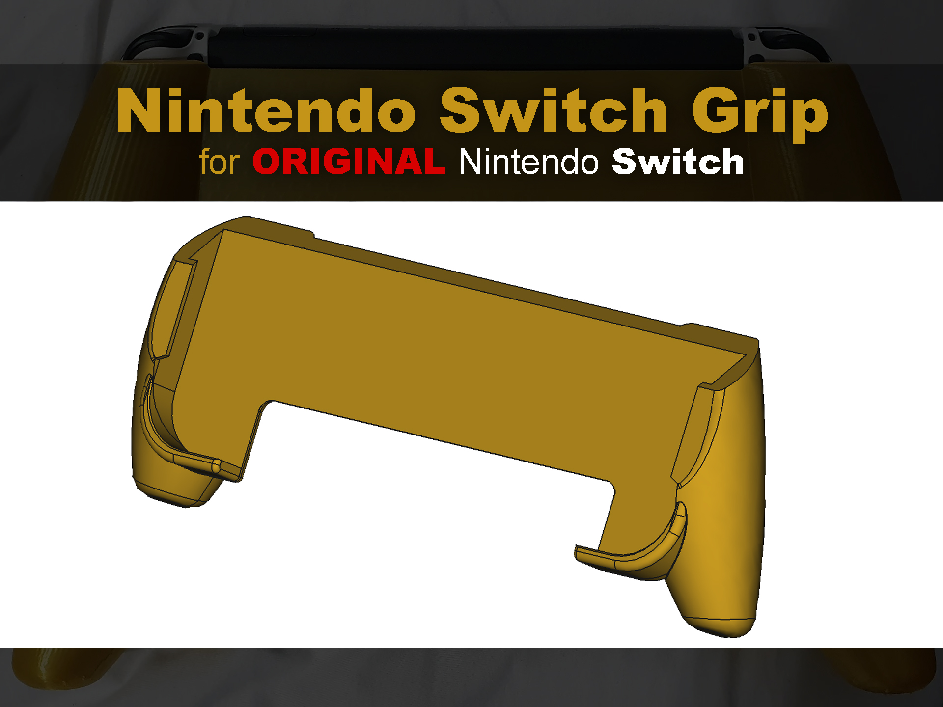 Nintendo Switch Grip for V1/V2 & OLED par stevQ | Téléchargez ...