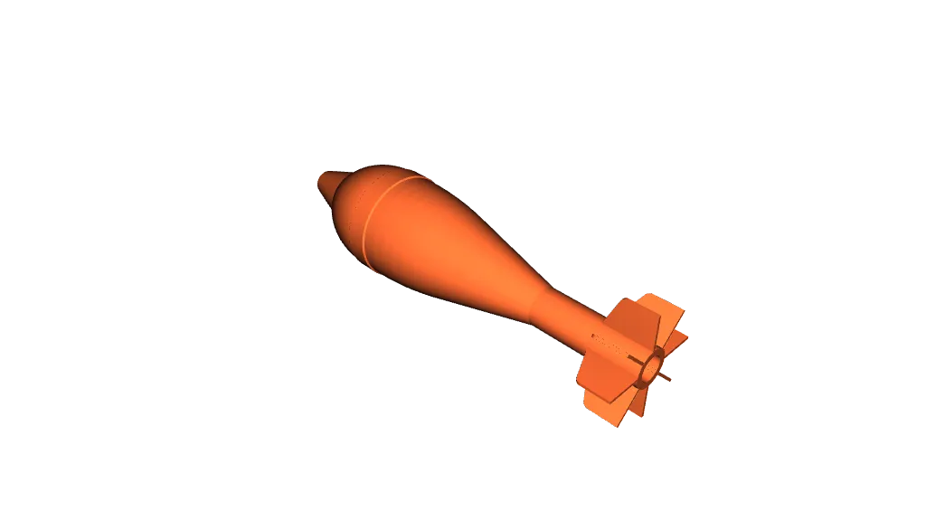 mortar shell prop by Capsky | Download free STL model | Printables.com