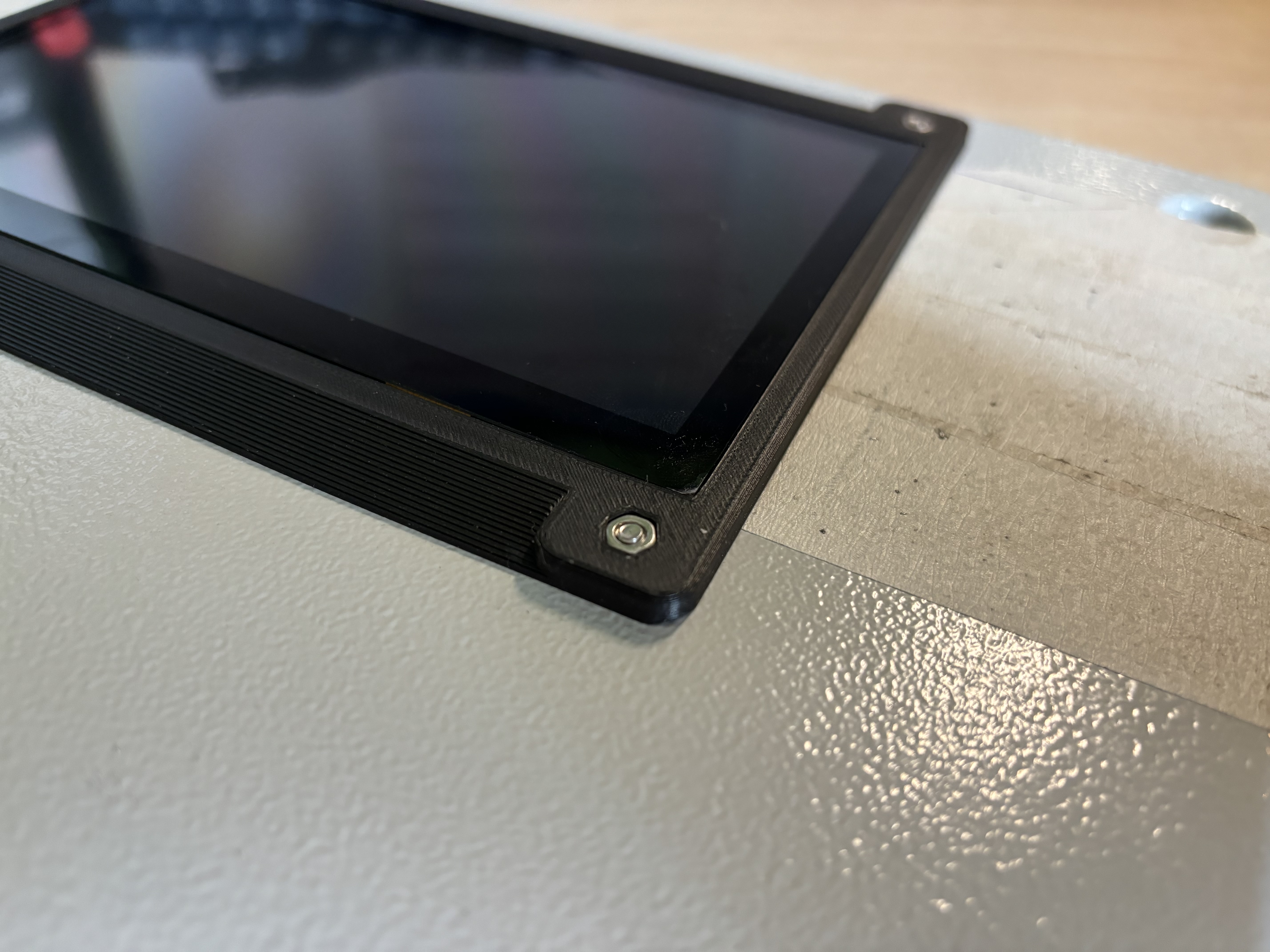 Case Frame for 7" LCD Display by JG192 | Download free STL model ...