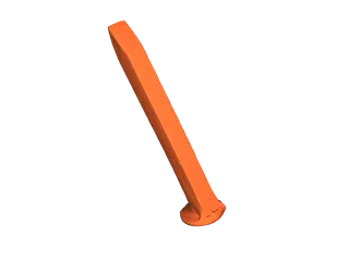 Railroad spike from actual US rail by EDGeProjects | Download free STL ...