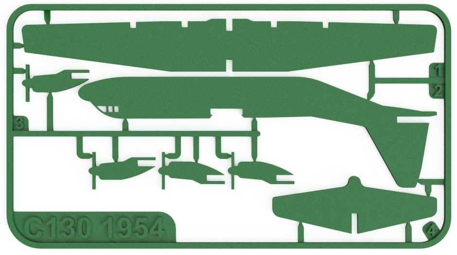 C130 kit card Famous Planes by Zenlayne | Download free STL model ...
