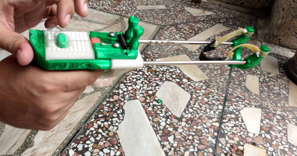 Easy to build 3D printed Slingshot by Shoaib Khan | Download free STL ...