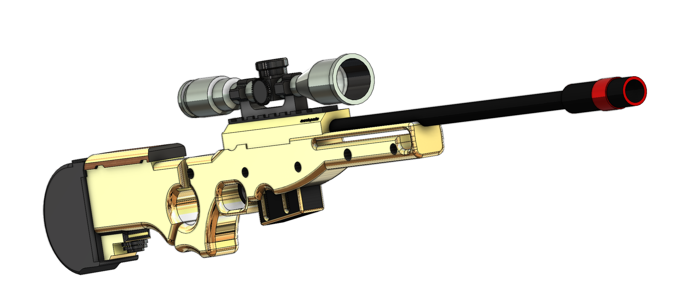 AWP Weapon // Counter-Strike 2 par MarcinPaska | Téléchargez gratuitement un modèle STL ...