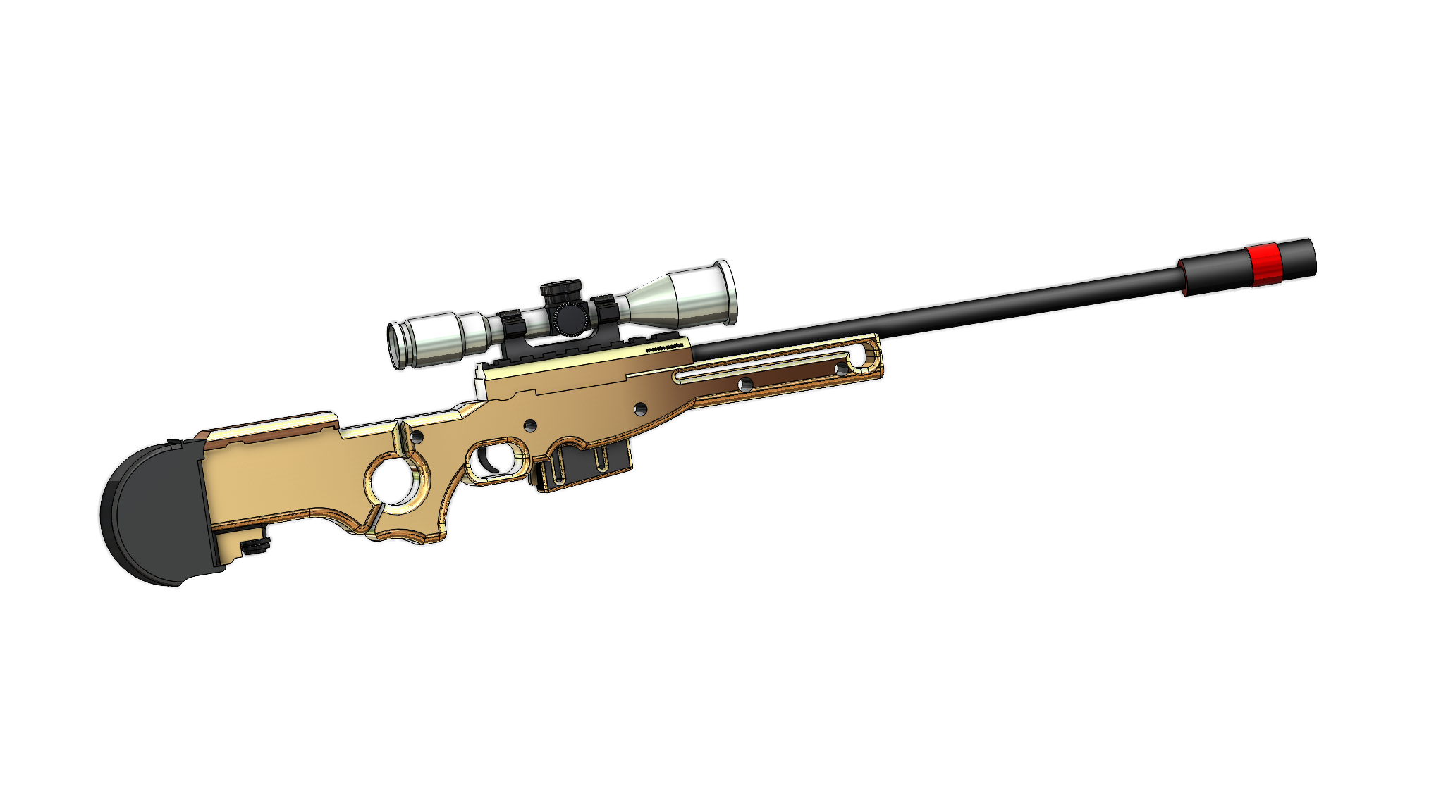 AWP Weapon // Counter-Strike 2 by MarcinPaska | Download free STL model | Printables.com