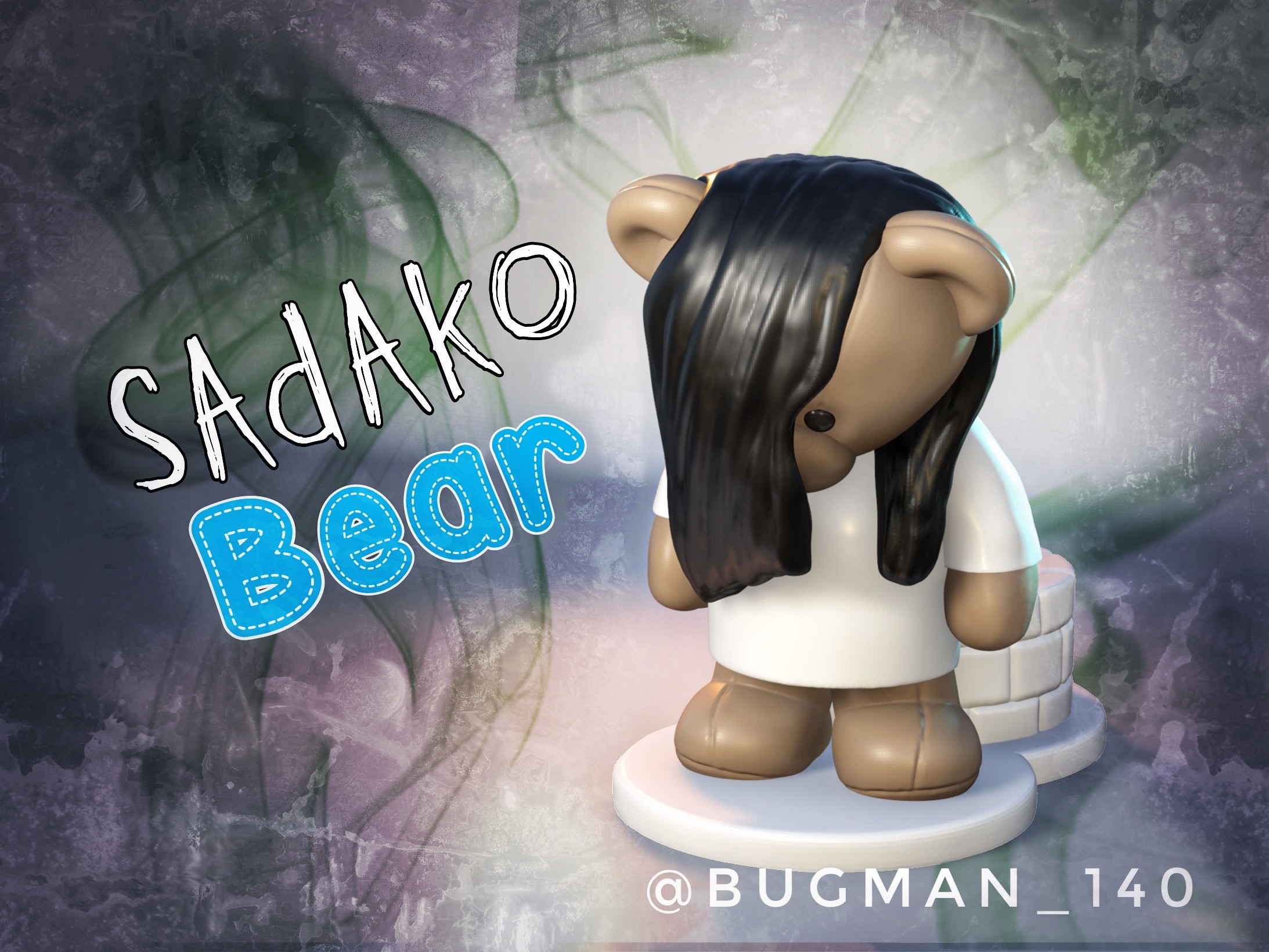 Sadako Bear by Bugman_140 | Download free STL model | Printables.com