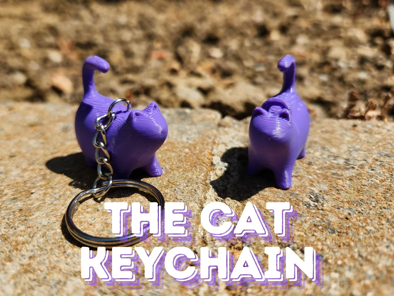 The Cat Keychain by pratiklokesh5 | Download free STL model ...