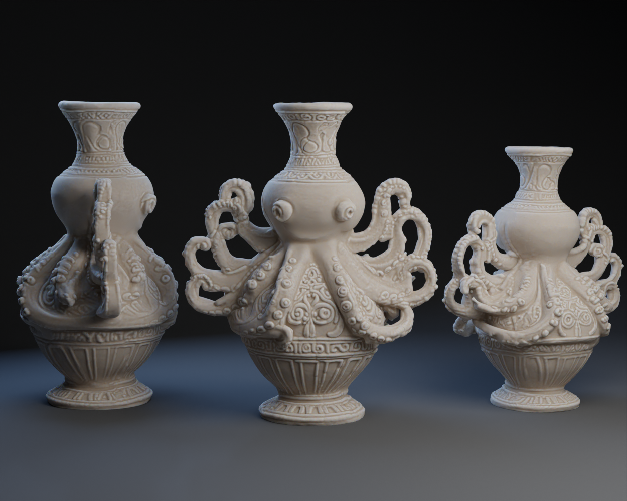Greek Octopus Vessel by Peter Farell | Printables Store