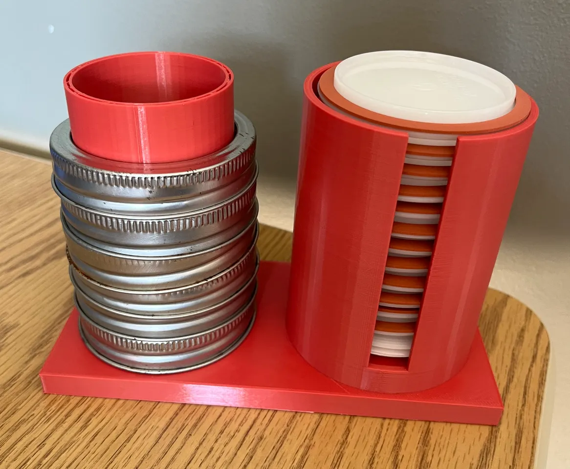 Canning Lid Holder by Bob_the_printer | Download free STL model ...