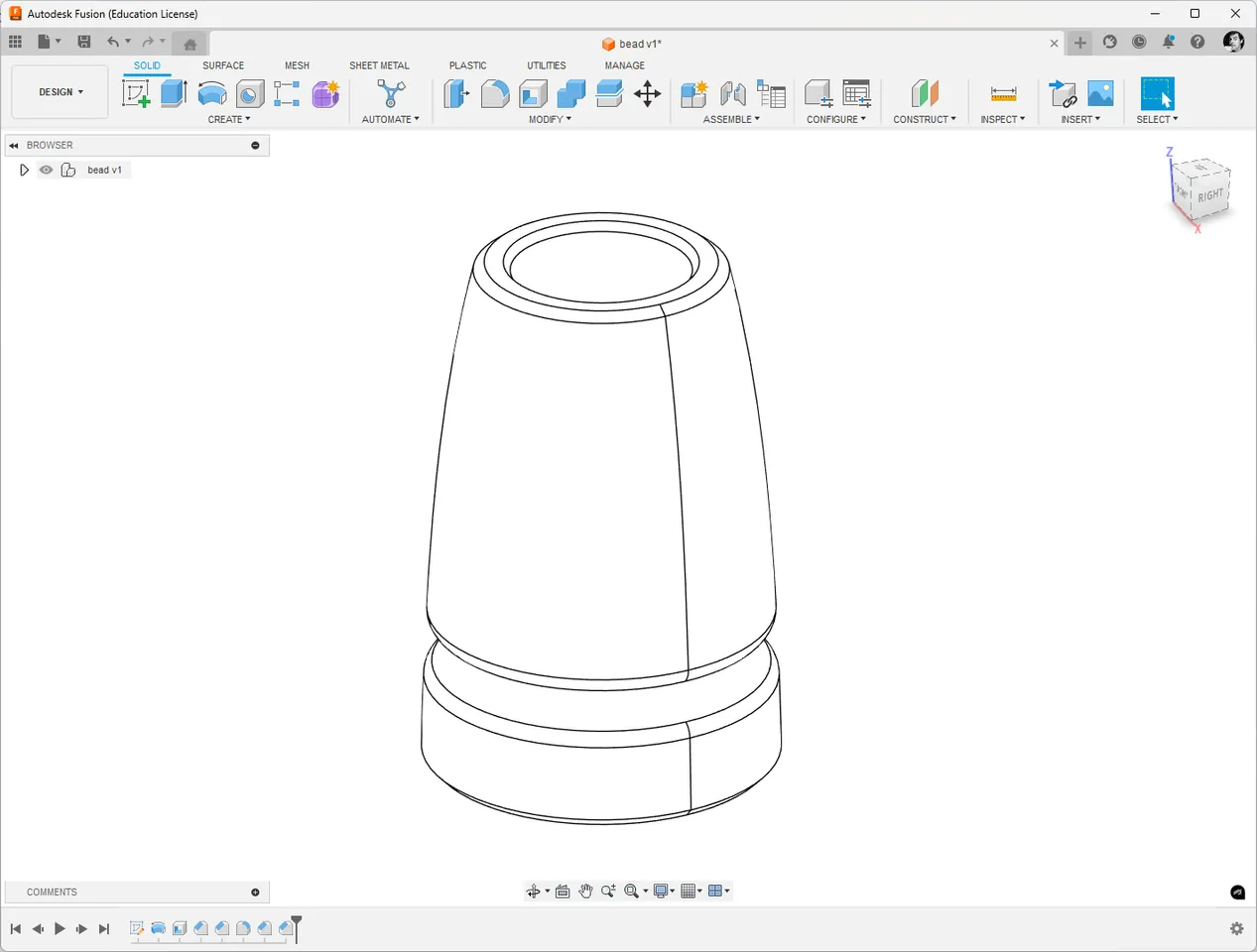 A simple bead by georgmierau | Download free STL model | Printables.com