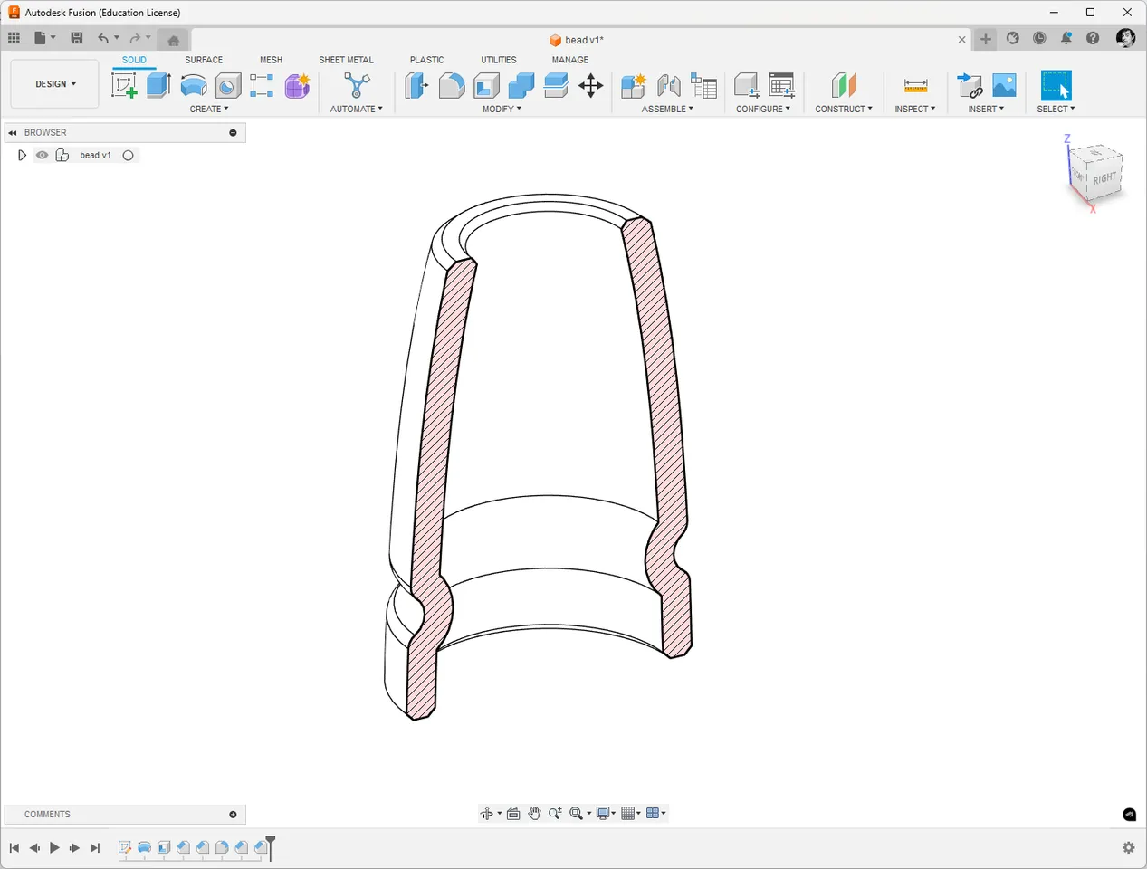 A simple bead by georgmierau | Download free STL model | Printables.com