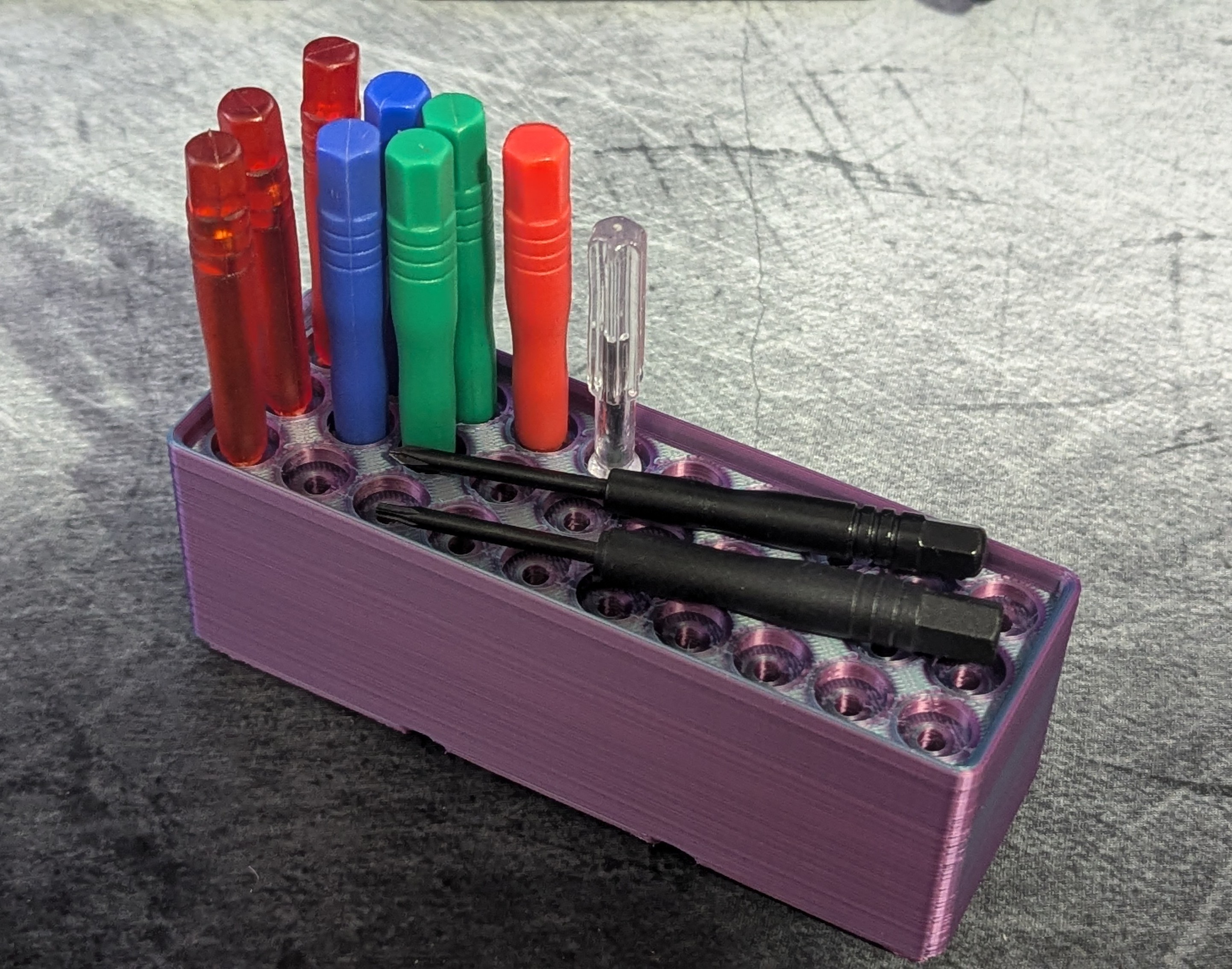 Gridfinity Precision Driver Holder by MAB | Download free STL model | Printables.com