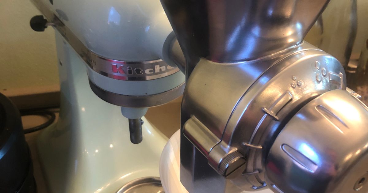 Funnel for kitcheAid flour mill 5KGM (Getreidemühle) by Sascha Curth ...