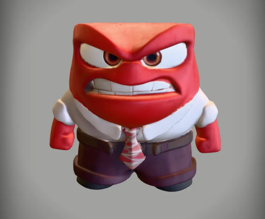 Anger (Inside Out) by Pocahontas | Download free STL model | Printables.com