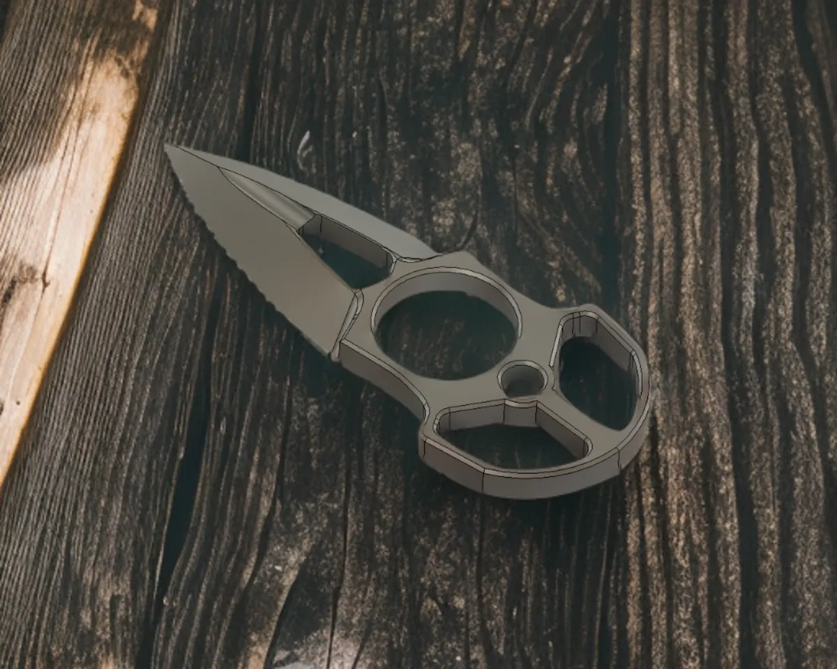Knuckle Duster Dagger by FileForge | Download free STL model ...