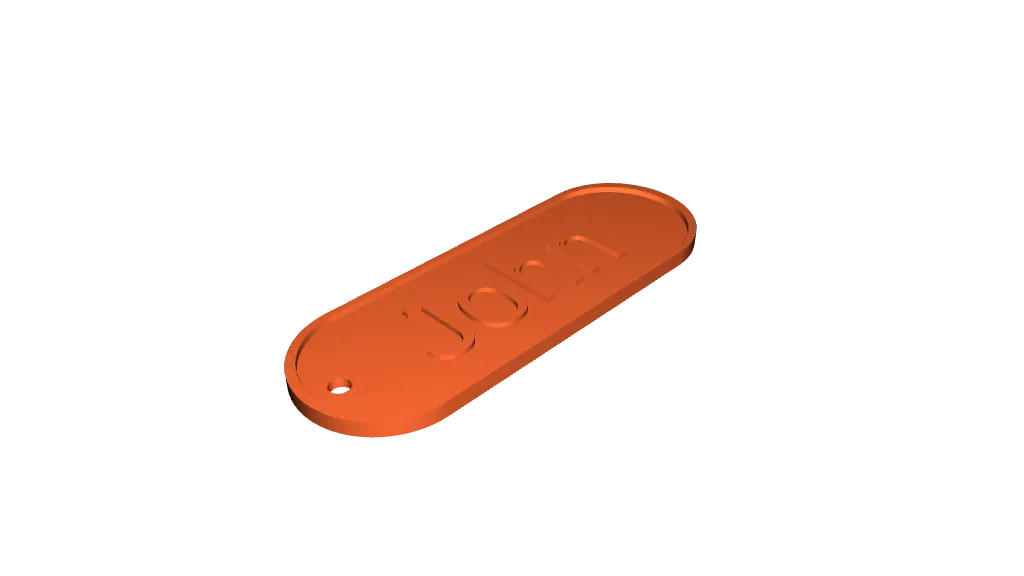 Customizable OpenSCAD Bagtag! by Akash Cherukuri | Download free STL model | Printables.com