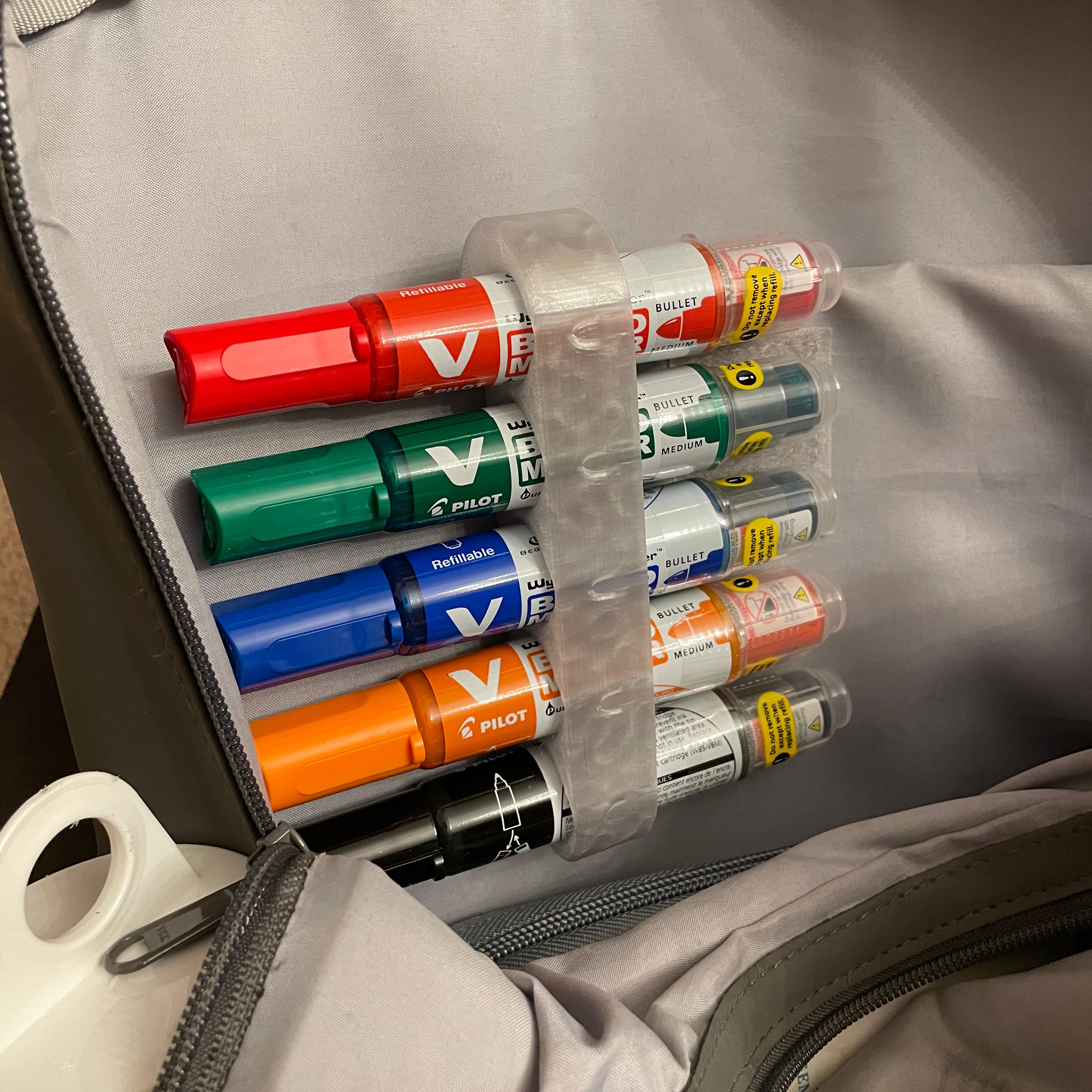 Pilot V-Board Master whiteboard marker organizer for backpack by JJ ...