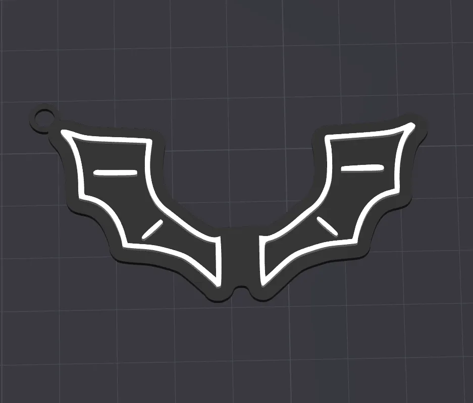 Duki keyring demon wings by Pablo Sotelo | Download free STL model ...