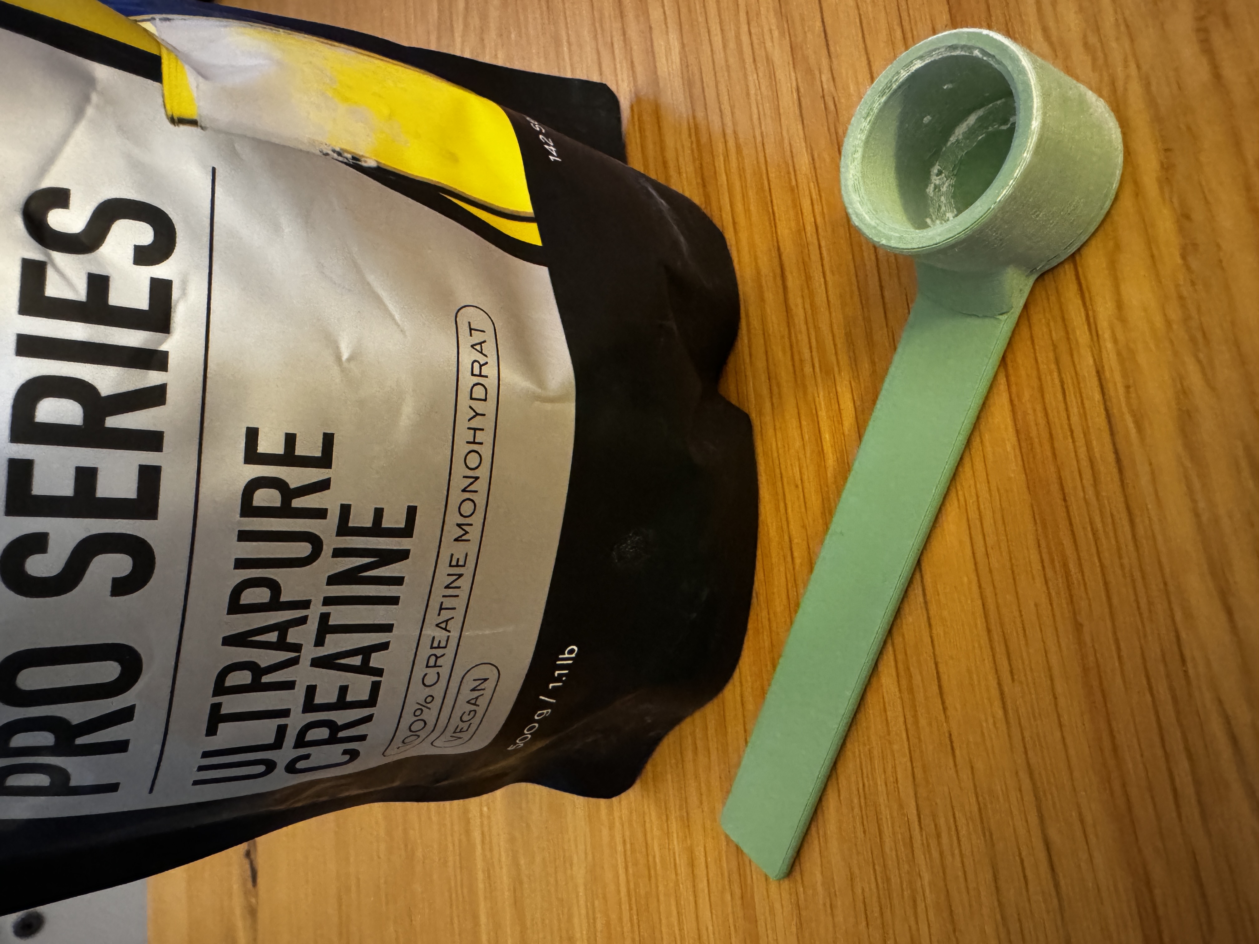 3,5g creatine scoop (long) by Nicsey | Download free STL model ...