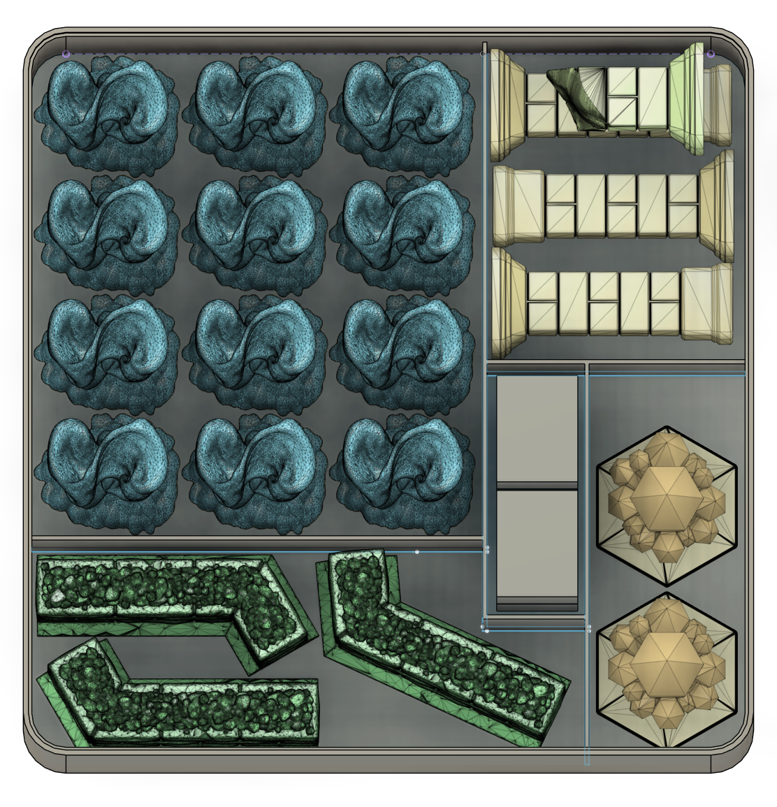 Gloomhaven 3D Printed Terrain Stackable Storage by notafish | Download ...