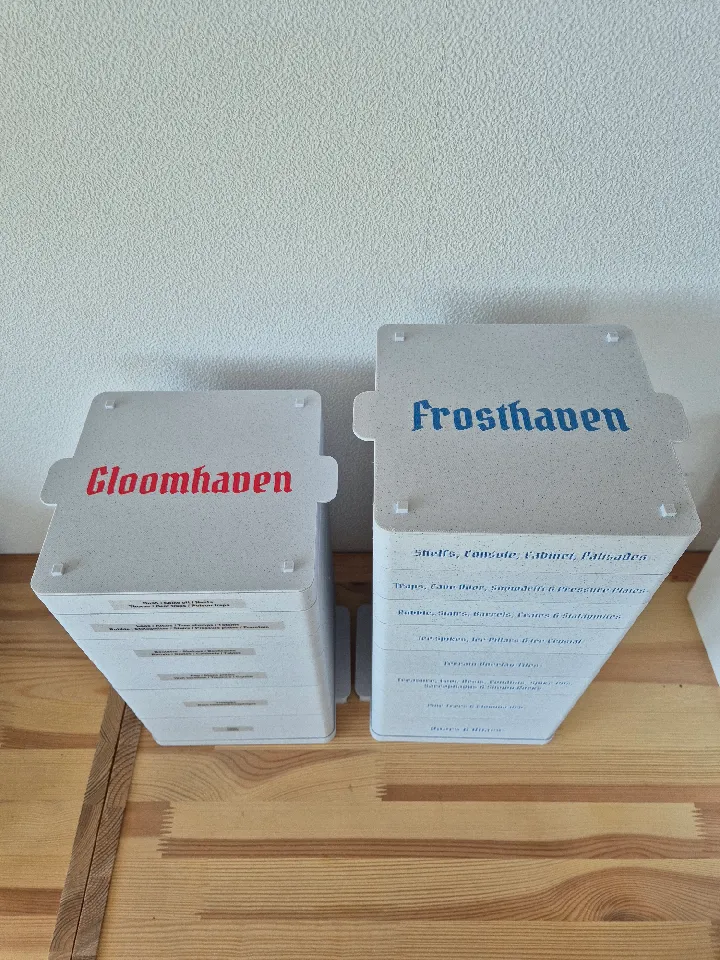 Frosthaven 3D Printed Terrain Stackable Storage by notafish | Download ...