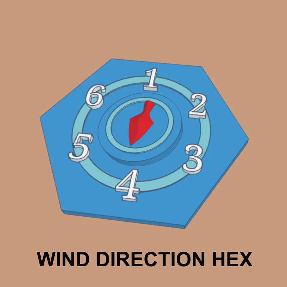 Mantic Worms! (The Board Game) ALL Tokens + Wind Direction Hex (Updated ...