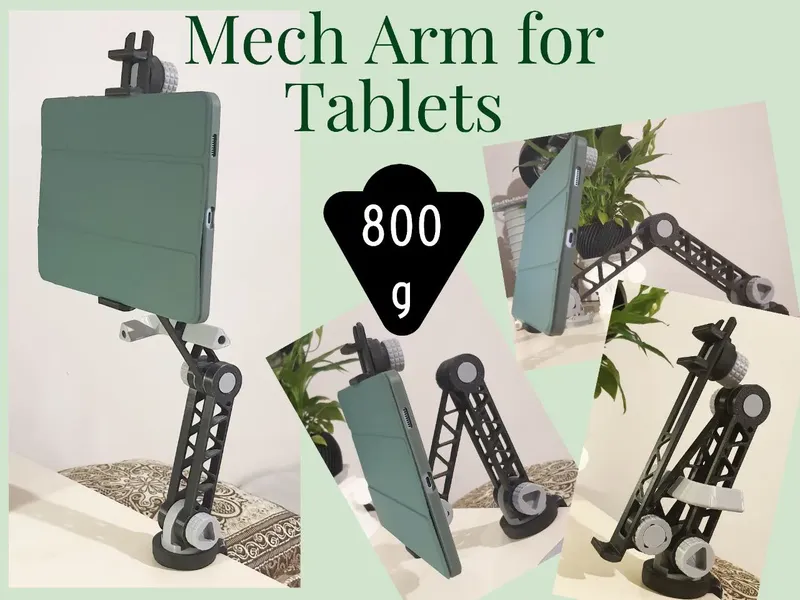 Mech Arm Wall (desk) mount by Konstantin Radchenko | Download free STL ...