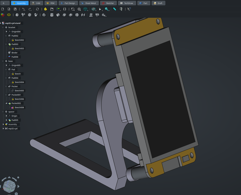 ESP32-CYD Reversible Stand by Ivan Tarozzi | Download free STL model ...