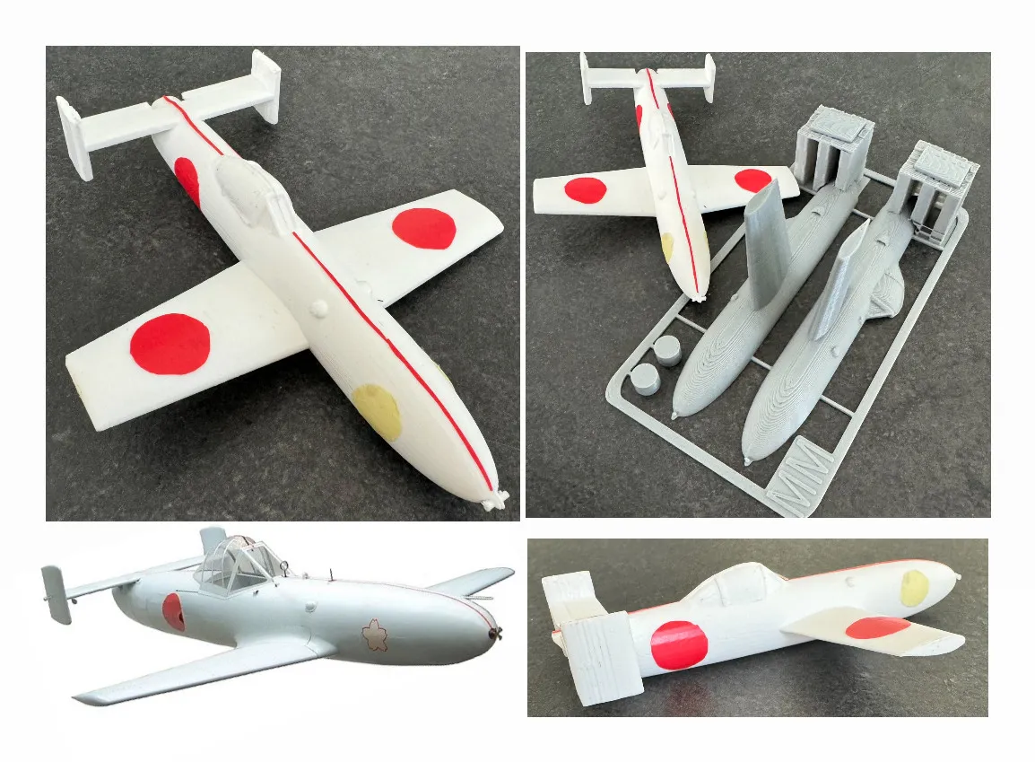 Yokosuka MXY7 Ohka kamikaze kit card by MM | Download free STL model ...