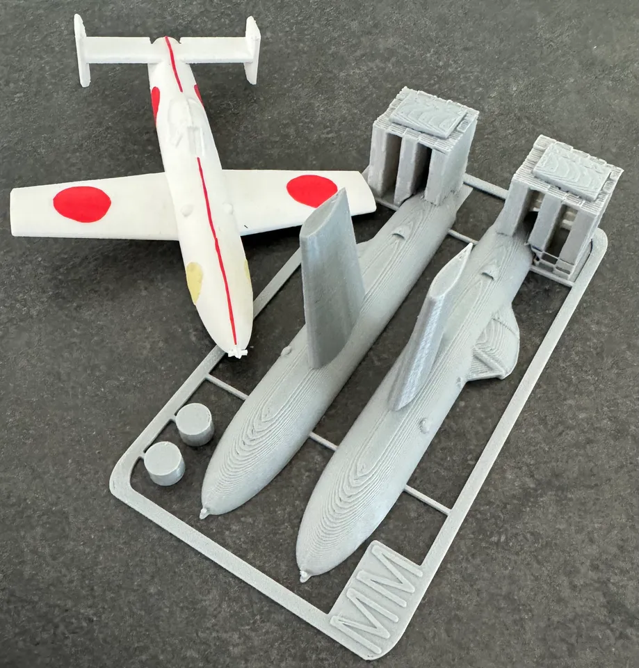 Yokosuka MXY7 Ohka kamikaze kit card by MM | Download free STL model ...