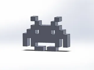 Figura decorativa Space Invaders by GameGato | Download free STL model ...