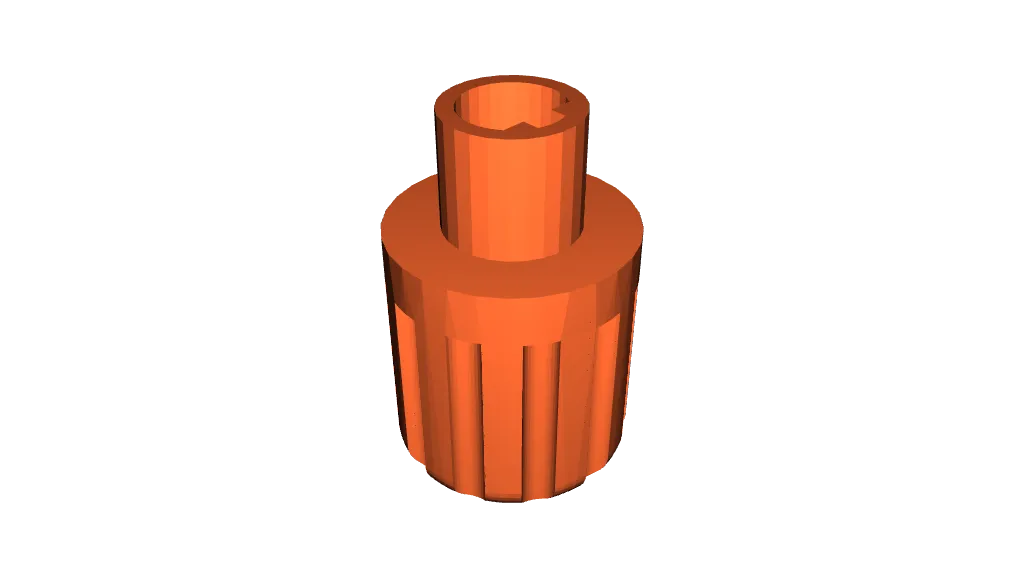 Simple Rotary Knob by Morlac | Download free STL model | Printables.com