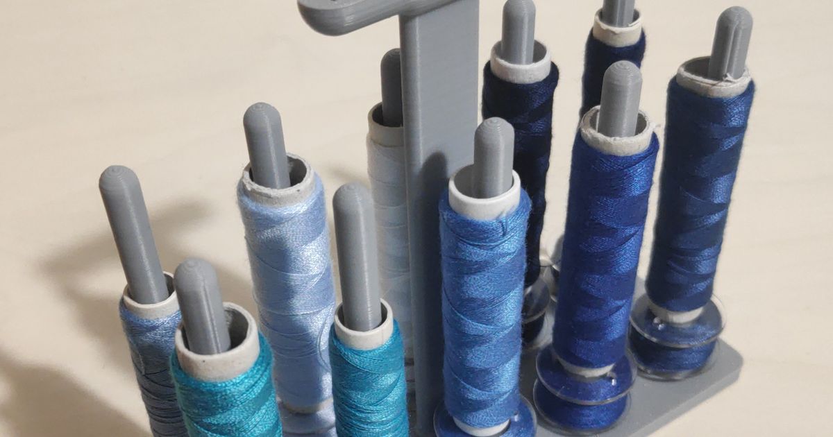 Configurable sewing spool holder by A-Nicoladie | Download free STL ...