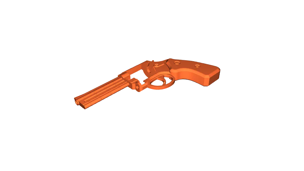 Revolver Fidget Long Barrel Remix by Seance | Download free STL model ...