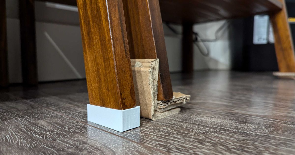 Parametric angled risers/feet for leaning shelves by ejs | Download ...