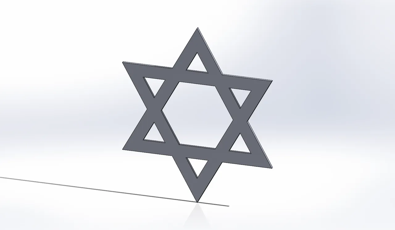 Jewish Star of David Confetti by AthenaRoberts | Download free STL ...