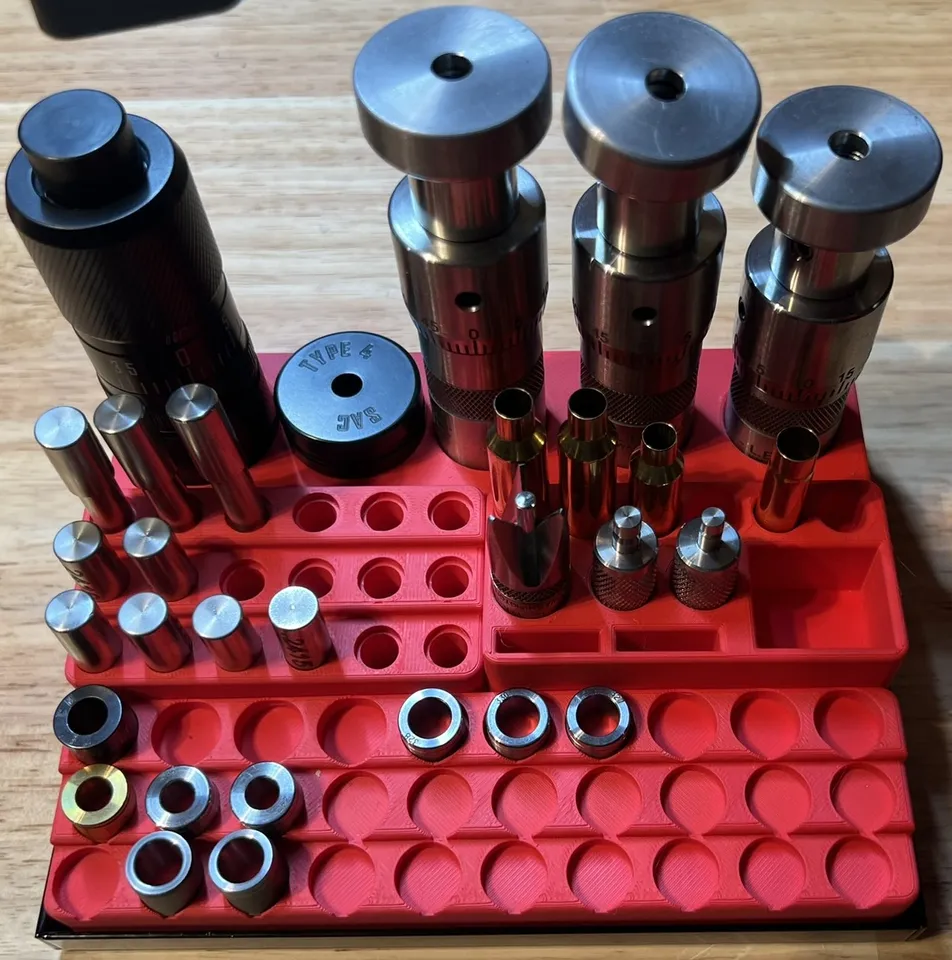 Gridfinity Reloading Tool Holder Block for Seating Dies (L.E. Wilson ...