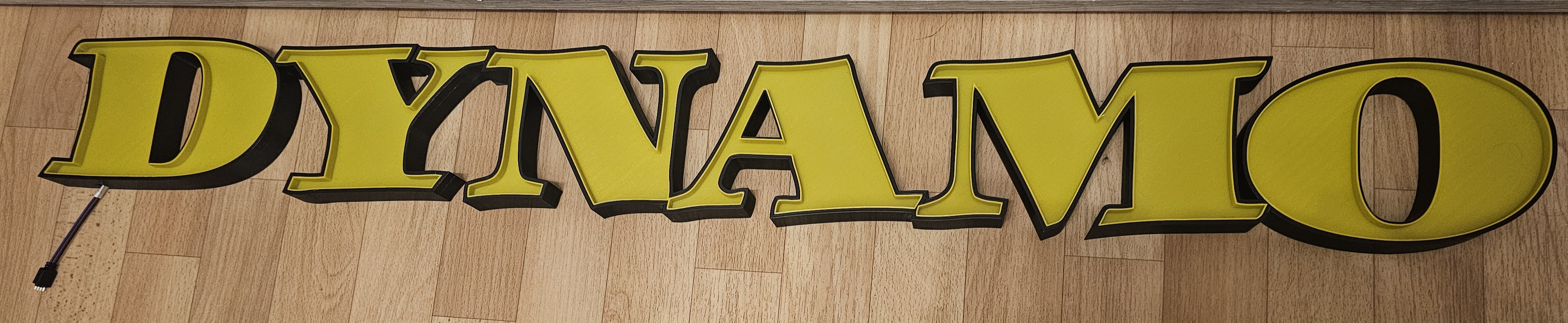 Namenslampe DYNAMO, LED by C B | Download free STL model | Printables.com