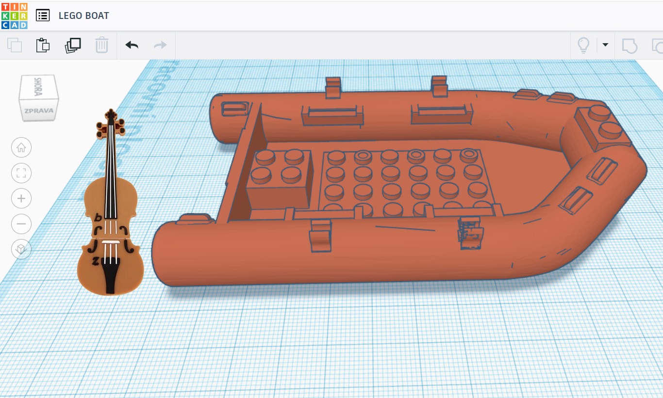 LEGO rafting boat by Mgr. Pavel Krist | Download free STL model ...