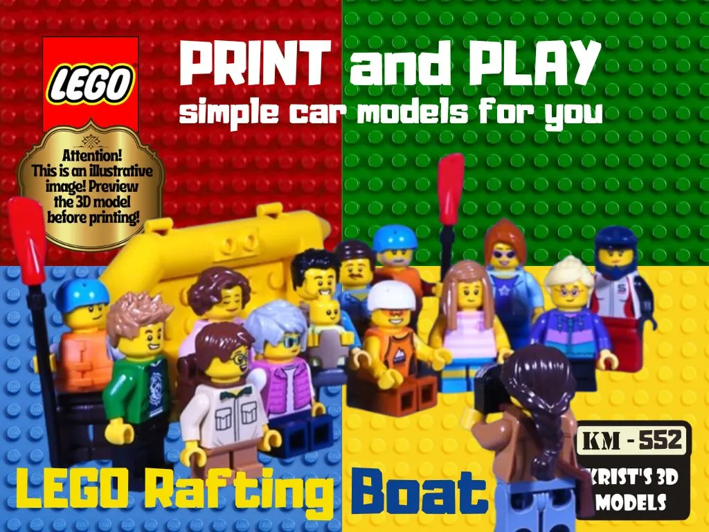 LEGO Inflatable Boat by Mgr. Pavel Krist | Download free STL model ...