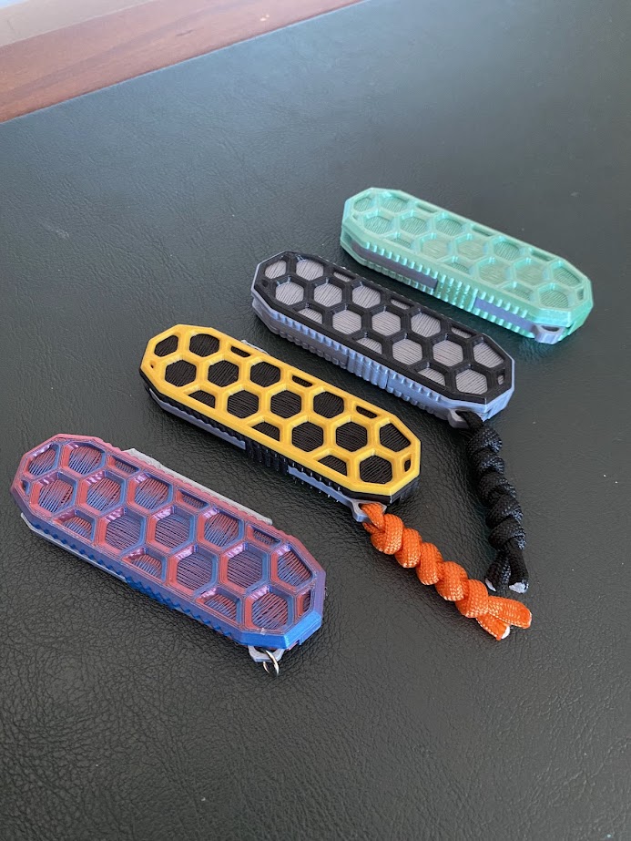 Mini HEX Foldable Utility Blade Holder V1 by Jt40_3d | Download free ...