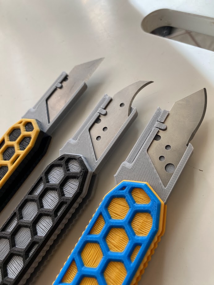 Mini HEX Foldable Utility Blade Holder V1 by Jt40_3d | Download free ...