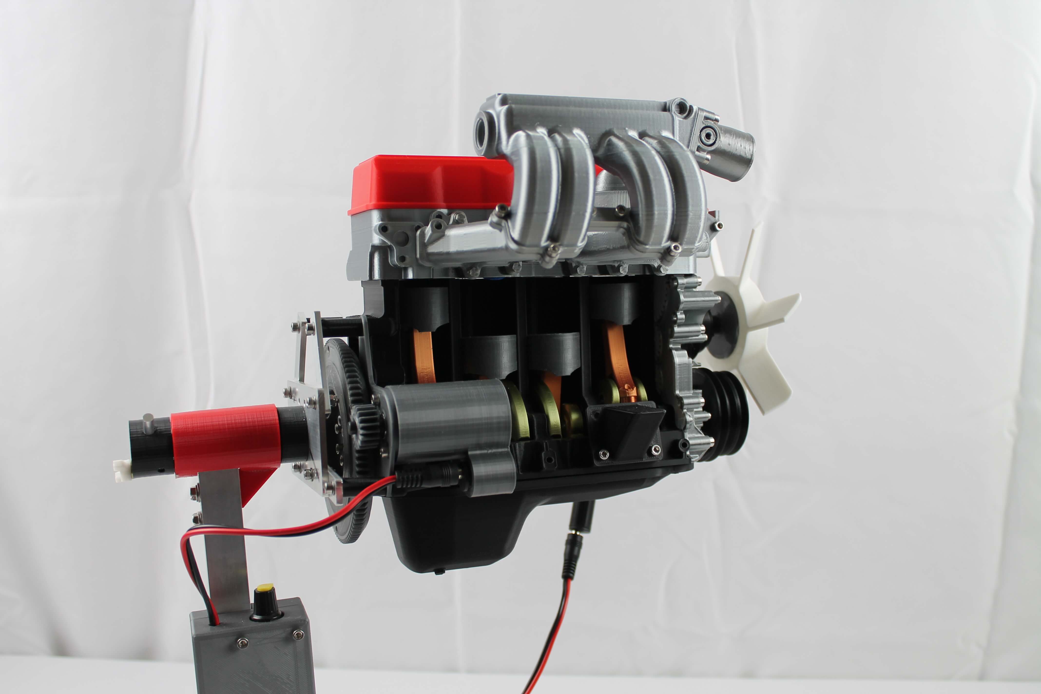 Toyota 4 Cylinder Engine 22RE, Complete Working Model - remix with ...