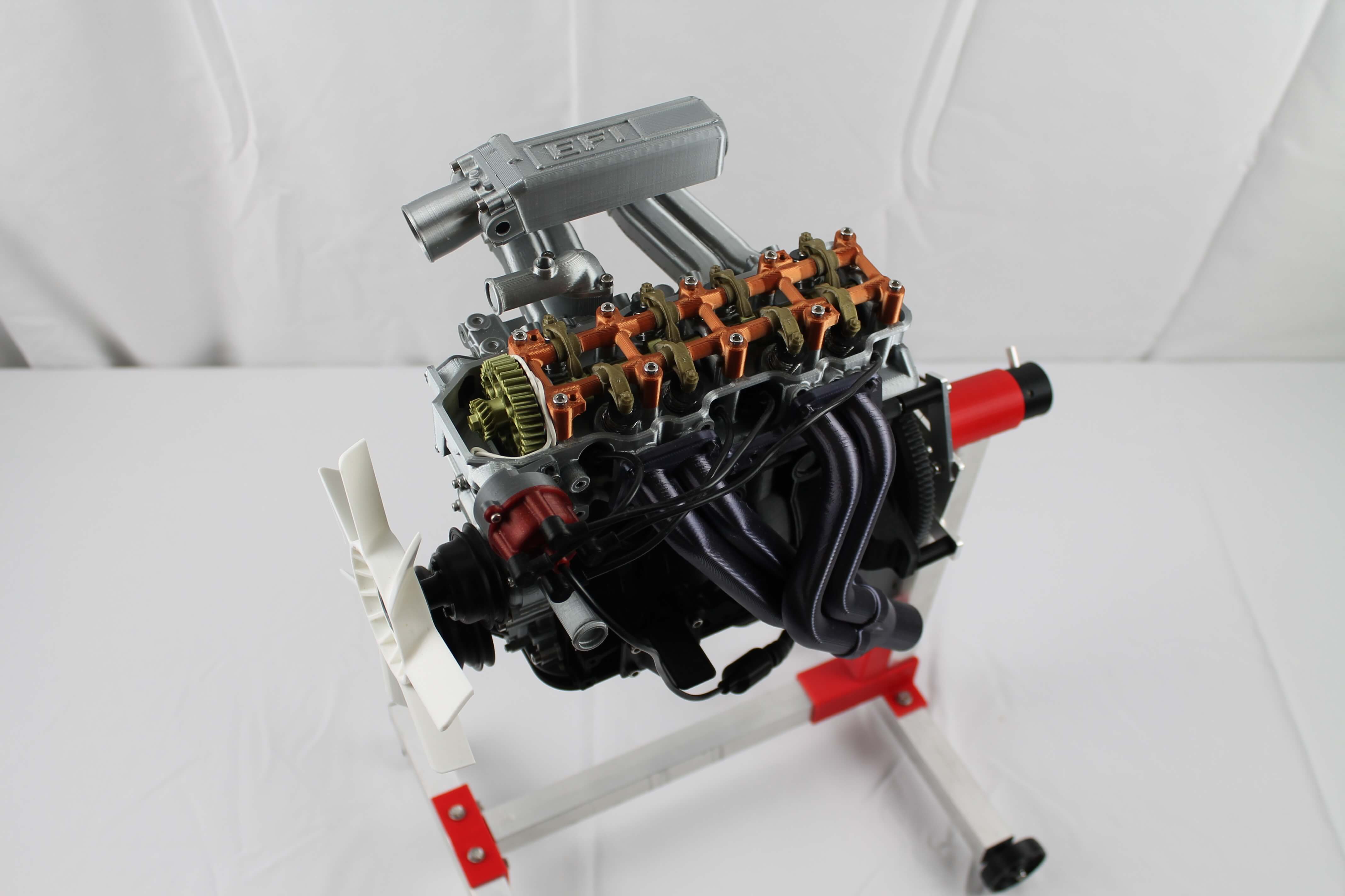 Toyota 4 Cylinder Engine 22RE, Complete Working Model - remix with ...