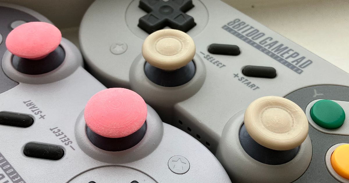 8bitdo gamepad thumbstick by oblivious | Download free STL model ...