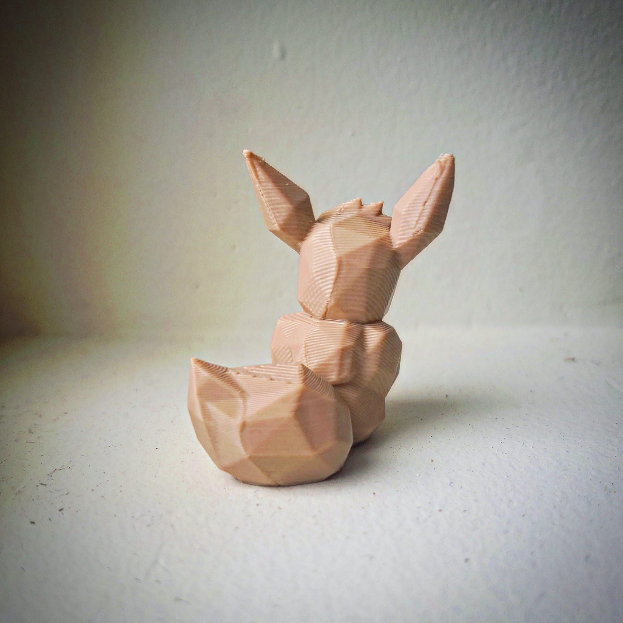 Eevee - low poly (pokemon) by Jefflynn | Download free STL model ...