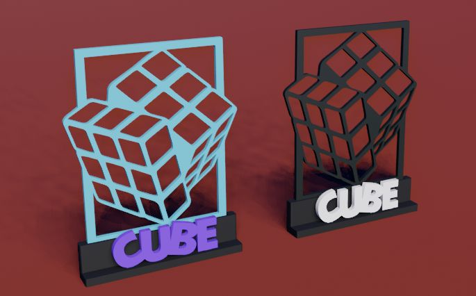 Cube art by Milinje | Download free STL model | Printables.com
