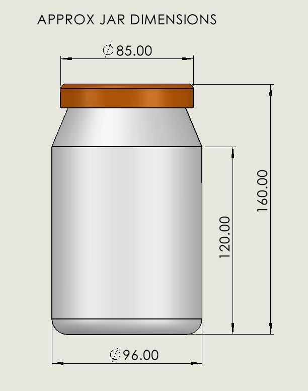 Jar Rack by Chaz | Download free STL model | Printables.com