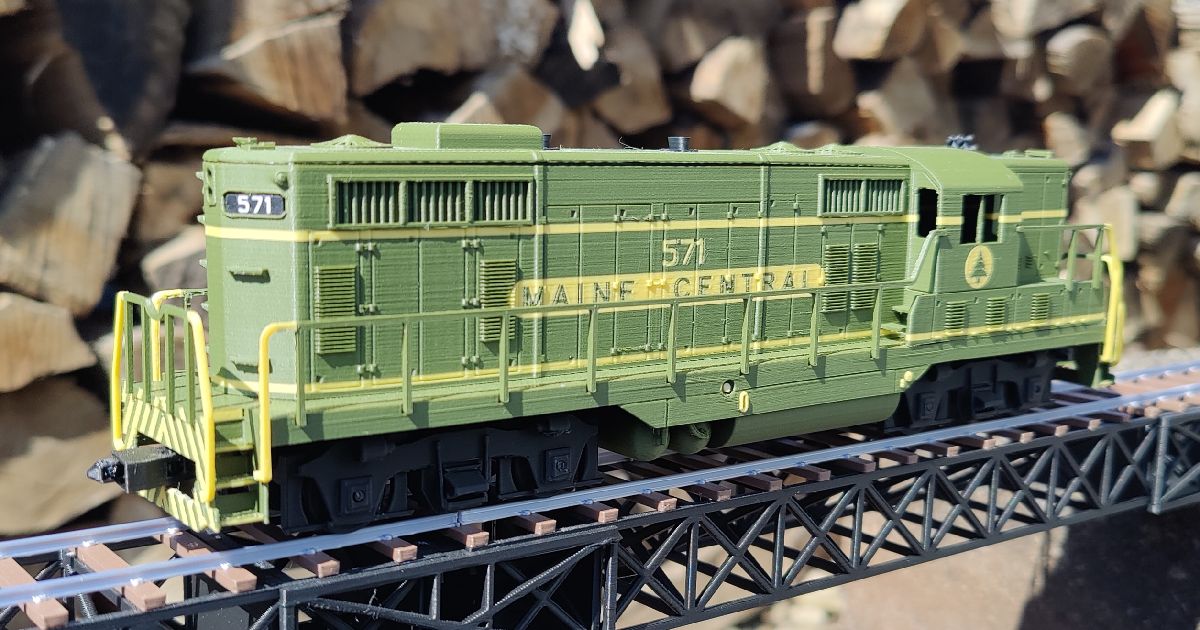 GP7 Locomotive Body - AMS Maine Central Livery par nullroute ...